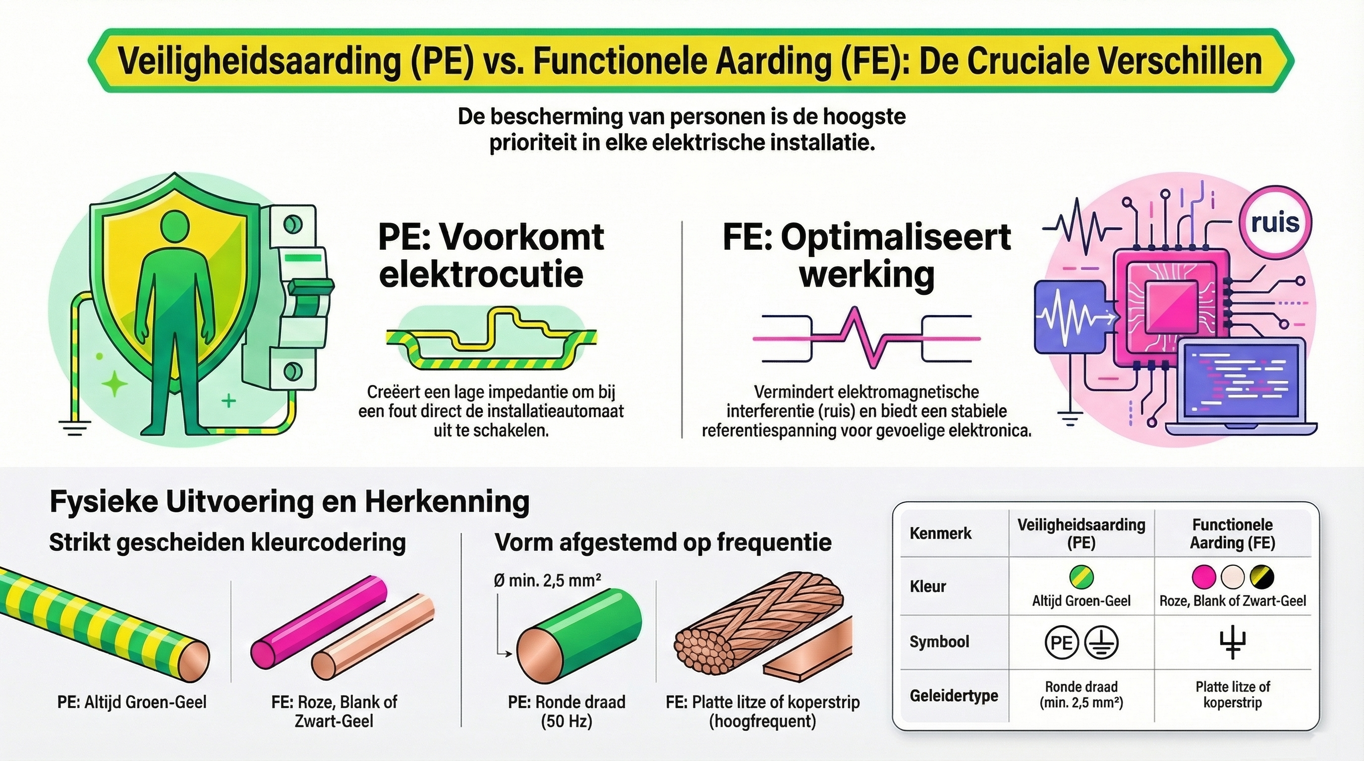 Veiligheidsaarding (PE) en functionele aarding (FE) – Smit Opleidingen ...